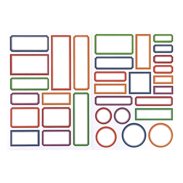 Autumn Cardstock Label Stickers | Elle's Studio