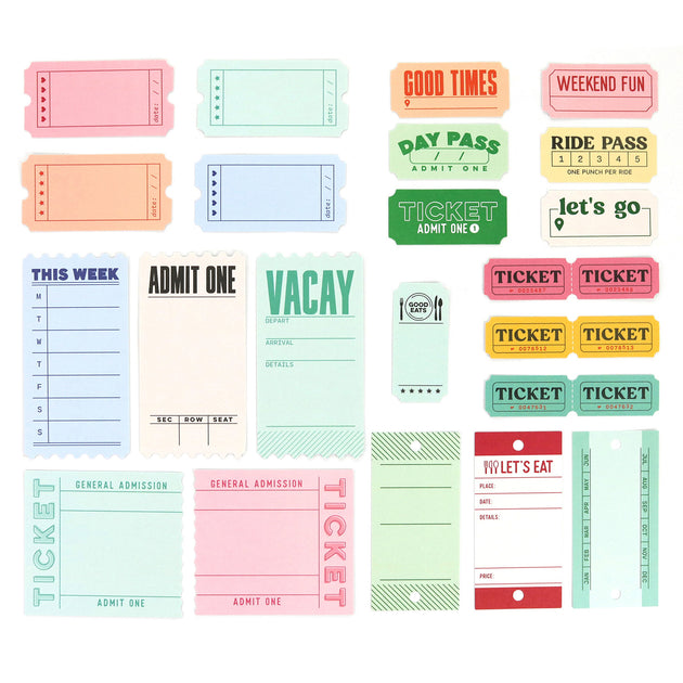 Ticket Die Cuts | Elle's Studio