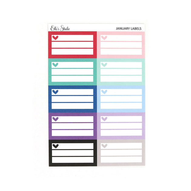 January 2024 Labels | Elle's Studio