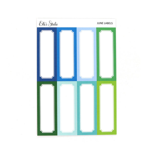 June 2024 Labels | Elle's Studio
