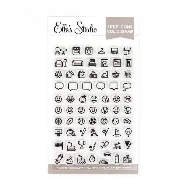 Little Icons Vol. 2 Stamp | Elle's Studio
