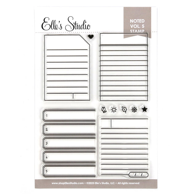 Noted Vol. 5 Stamp | Elle's Studio