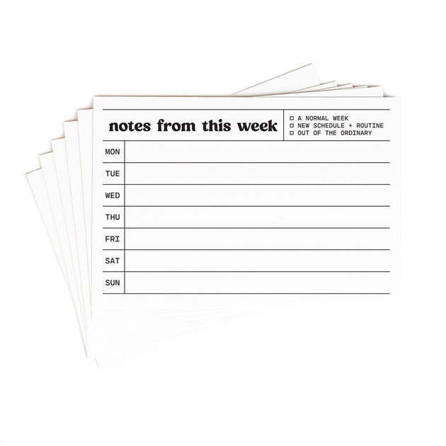 Notes From This Week 4 x 6 Journaling Tags | Elle's Studio