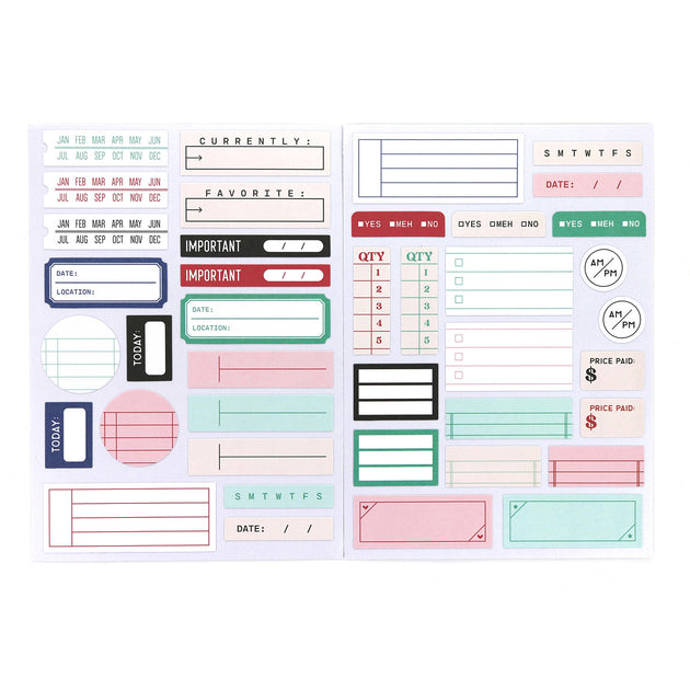 Office Label Cardstock Stickers | Elle's Studio