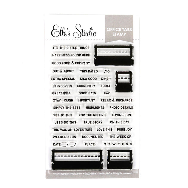 Office Tabs Stamp | Elle's Studio