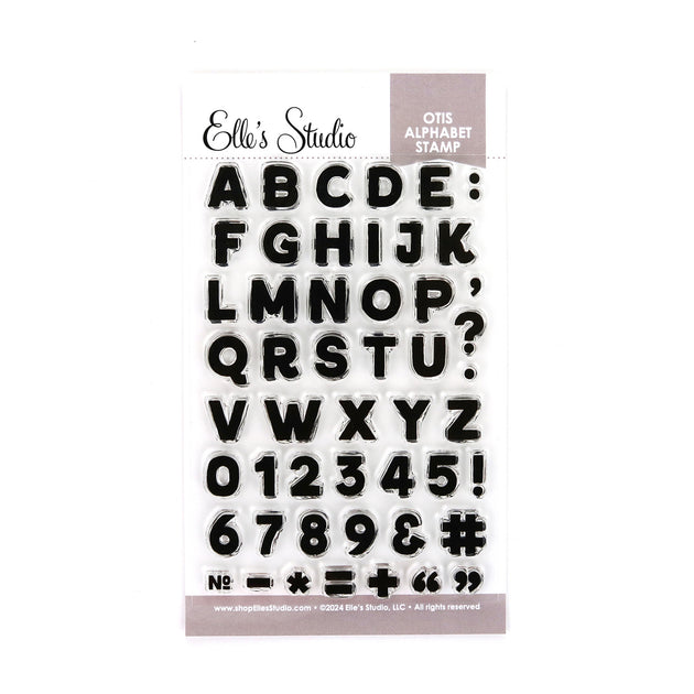 Otis Alphabet Stamp | Elle's Studio