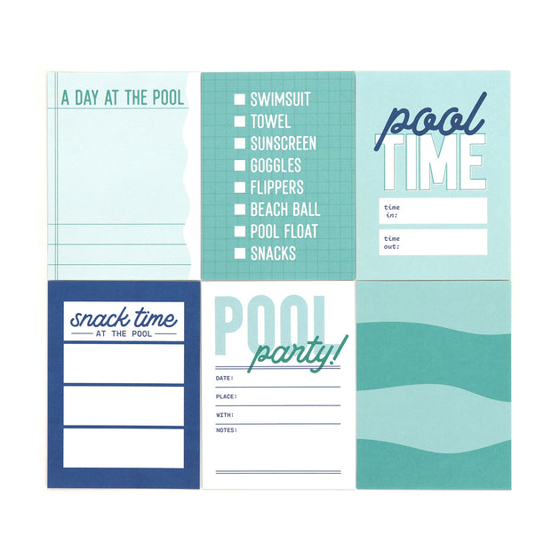 Pool Party Journaling Tags | Elle's Studio