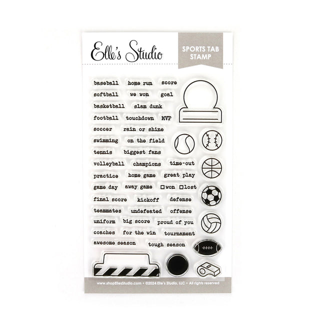 Sports Tab Stamp | Elle's Studio