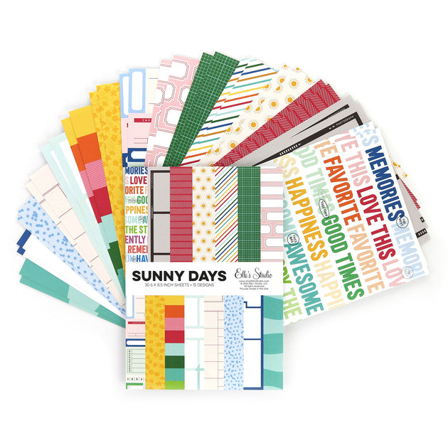 Sunny Days 6 x 8.5 inch Paper Stack | Elle's Studio