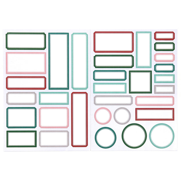 Winter Cardstock Label Stickers | Elle's Studio