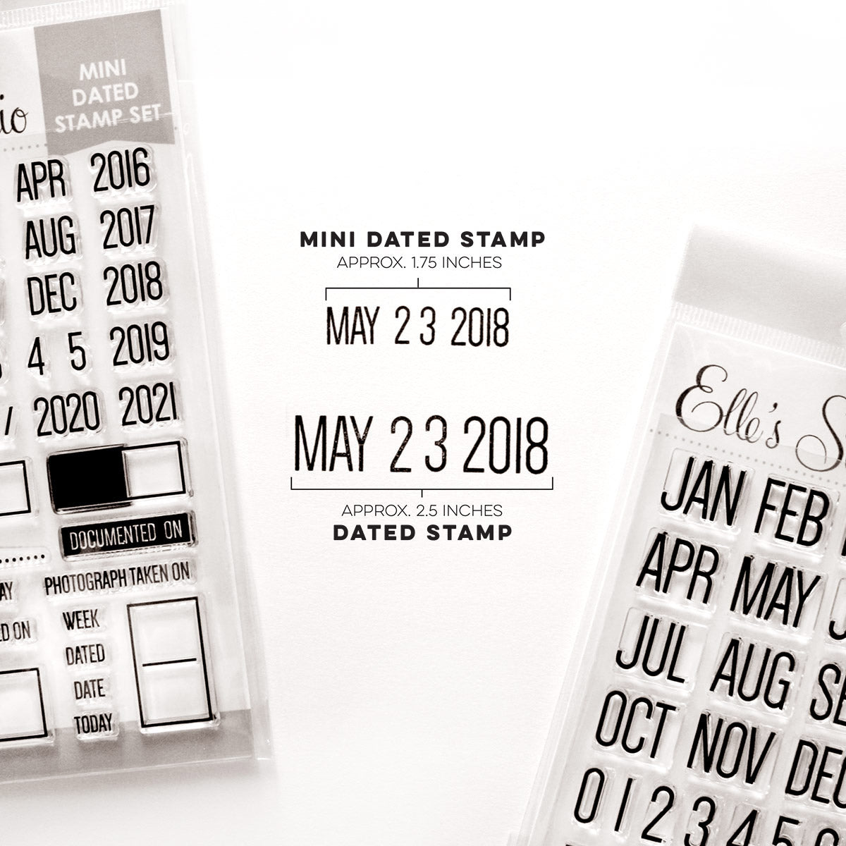 Mini Dated Stamp | Elle's Studio